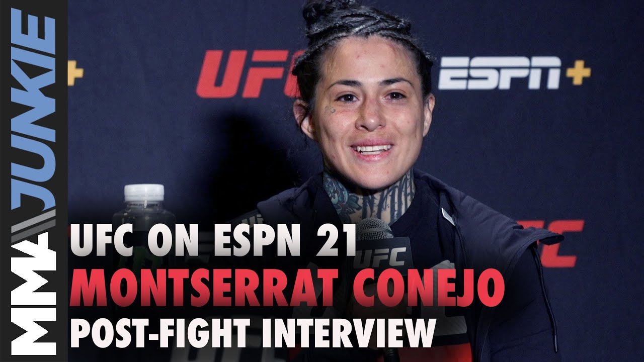Montserrat Conejo denies spitting on Cheyanne Buys | UFC on ESPN 21 ...