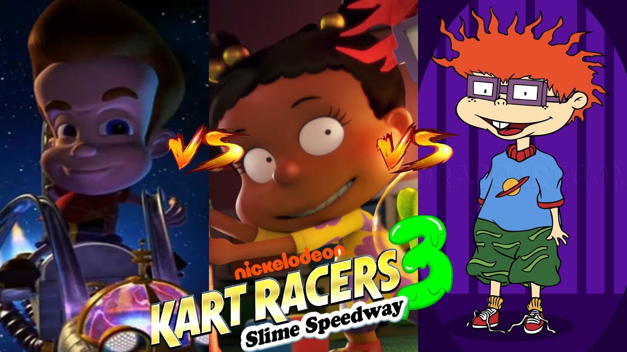 Jimmy Neutron VS Susie VS Chuckie Nickelodeon Kart Racers 3 Slime ...