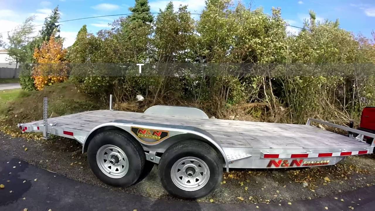 N&N car hauler trailer review - YouTube