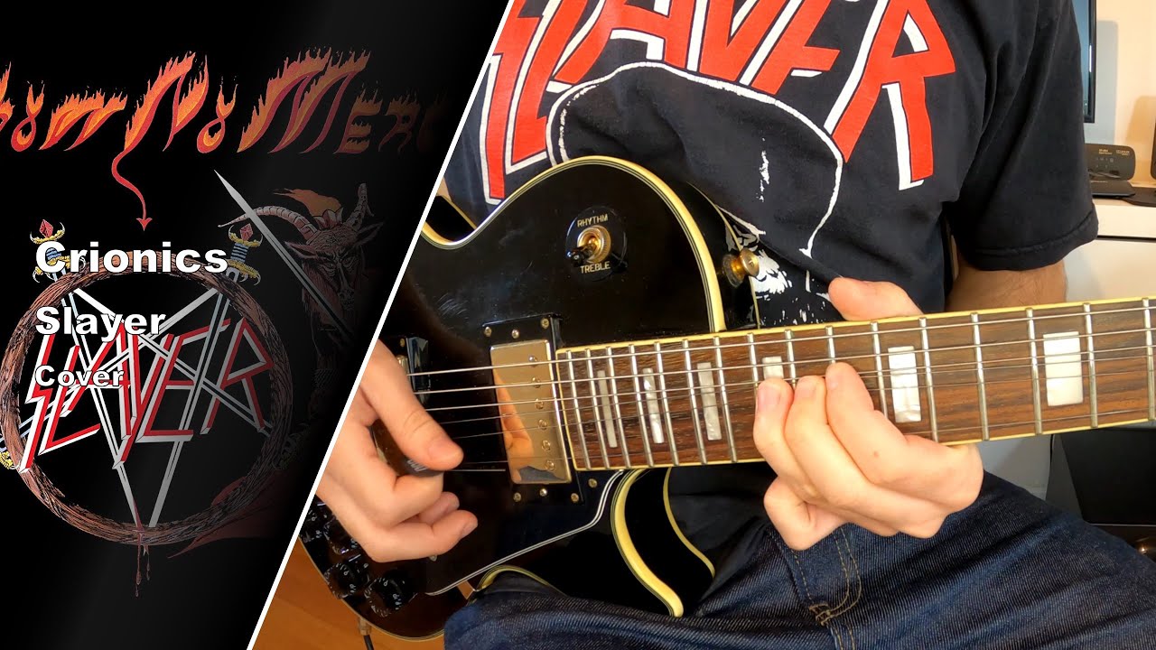 Slayer - Crionics - Guitar Cover w/Solos (+Tabs) - YouTube