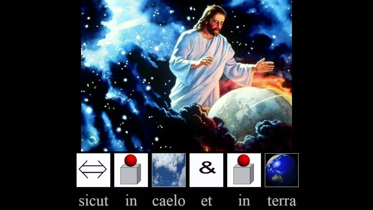 PATER NOSTER - Our father in latin subtitles in UPL - YouTube