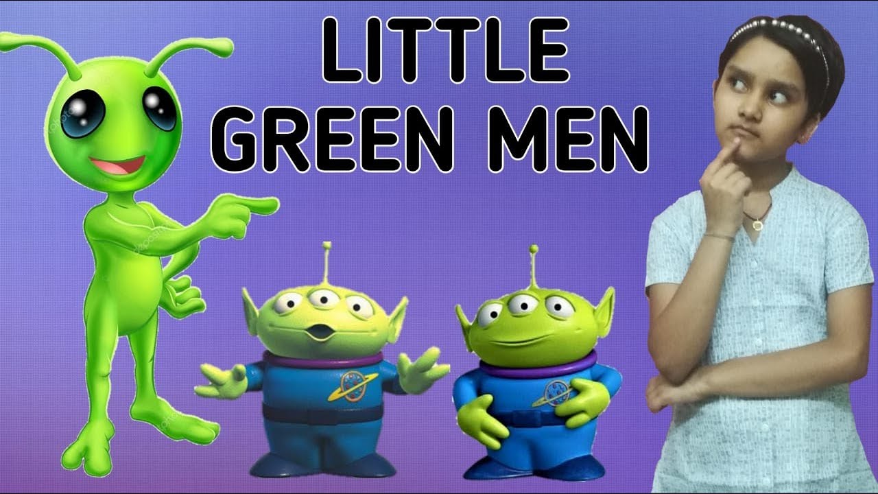 Little green men| English Literature| Class 5 poem 14| little Green Man ...