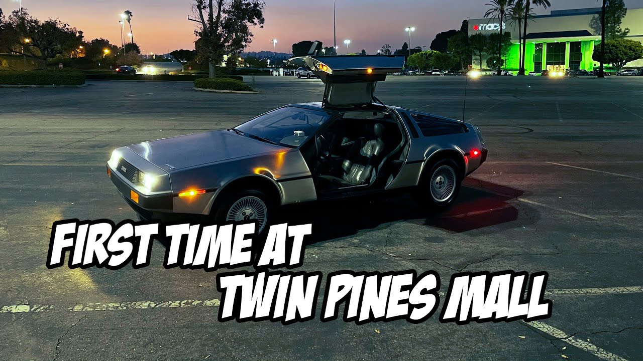 DeLorean Destiny's first time at Twin Pines Mall - YouTube