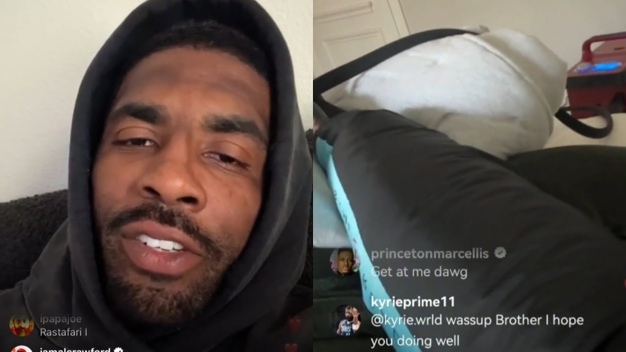 Kyrie Irving FULL Instagram Live after tearing his ACL - YouTube