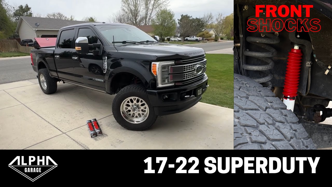 2017-2022 Ford F250/F350 - How to Replace Front Shocks - YouTube