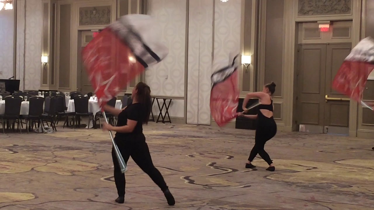 Macy's Great American Marching Band 2018 Color Guard Rehearsal Video ...