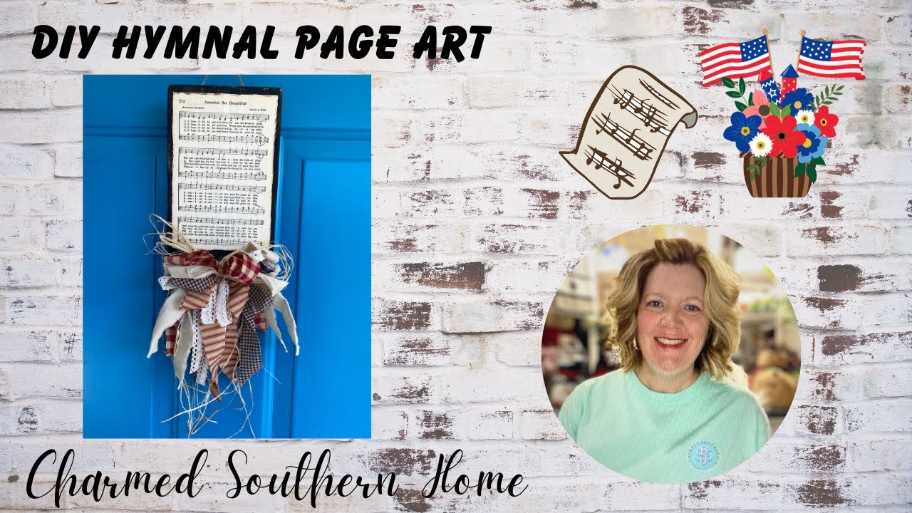 DIY HYMNAL ART - YouTube