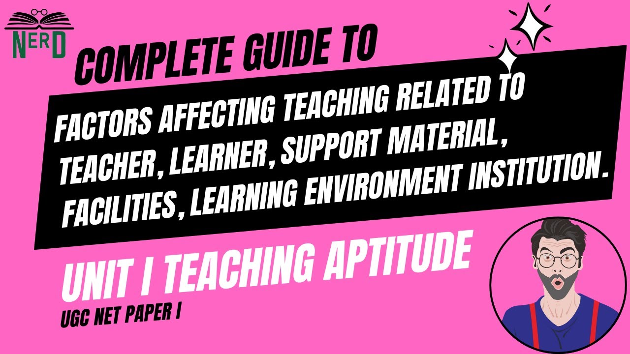 Factors affecting teaching related to Teacher & Learner, Support ...