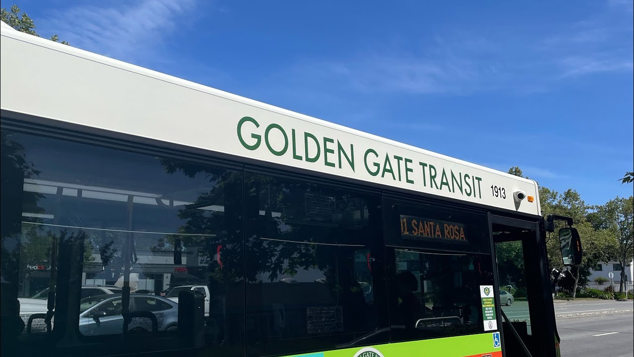 2019 Golden Gate Transit GillIG Low floor HEV40 #1930 route 101N to ...