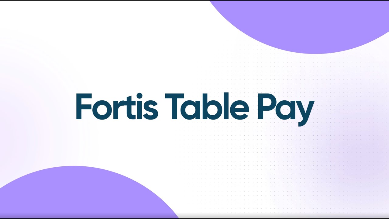 Fortis Table Pay - YouTube