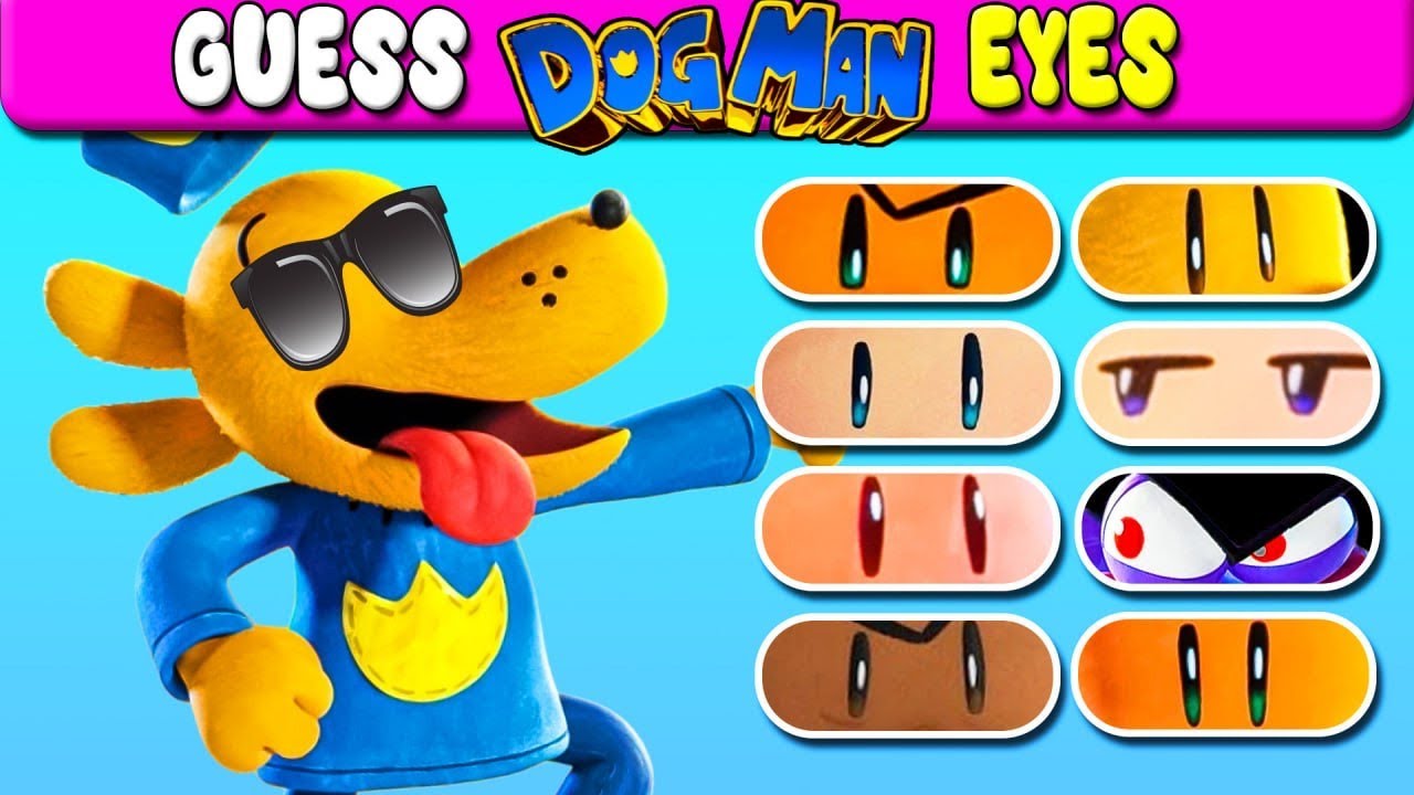 Guess The Eyes In Dog Man Movie 2025 | Dog Man As A Snake?? | Dog Man ...