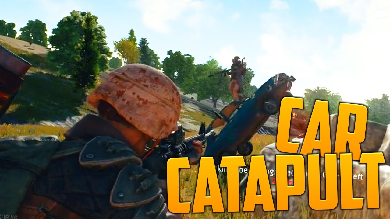 CAR CATAPULT (Battlegrounds) - YouTube