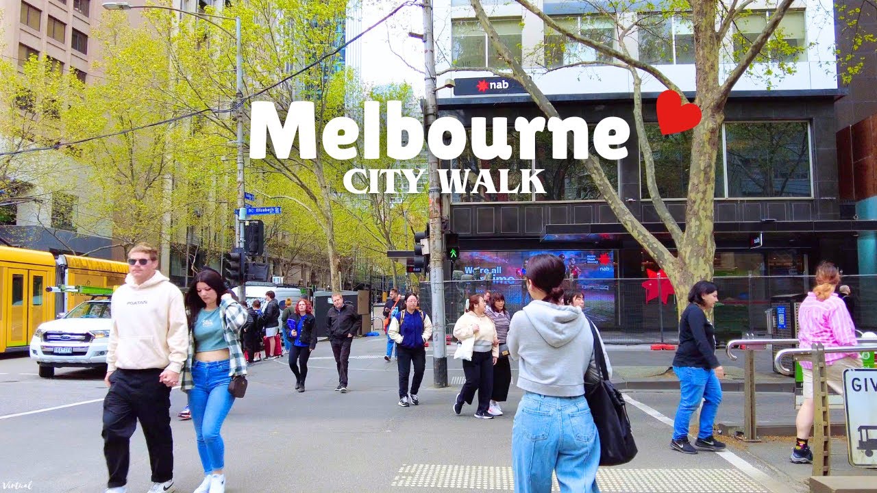[4K] Melbourne City Friday Walk ⎮Walking Tour Around Melbourne ...