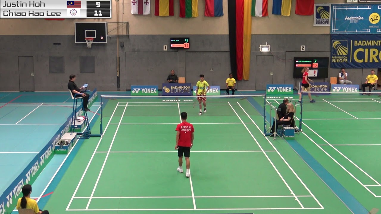 NEXT LEE CHONG WEI? Justin Hoh vs Chiao Hao Lee Bonn International Nice ...