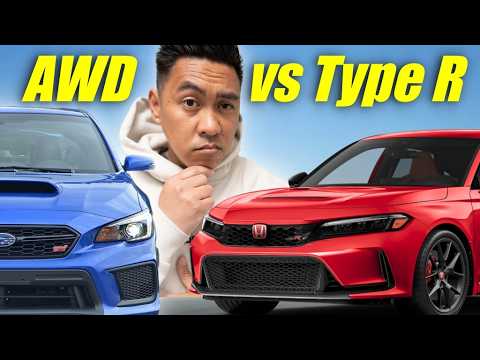 Honda Civic Type R vs Subaru Sti, is all wheel drive better? - YouTube