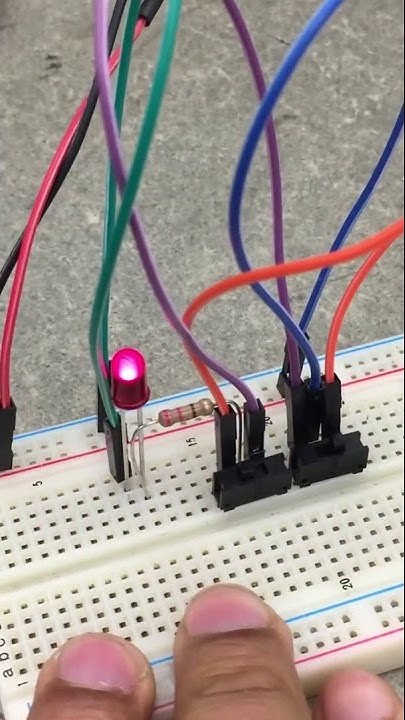 Using a 3 way switch to control LED - YouTube