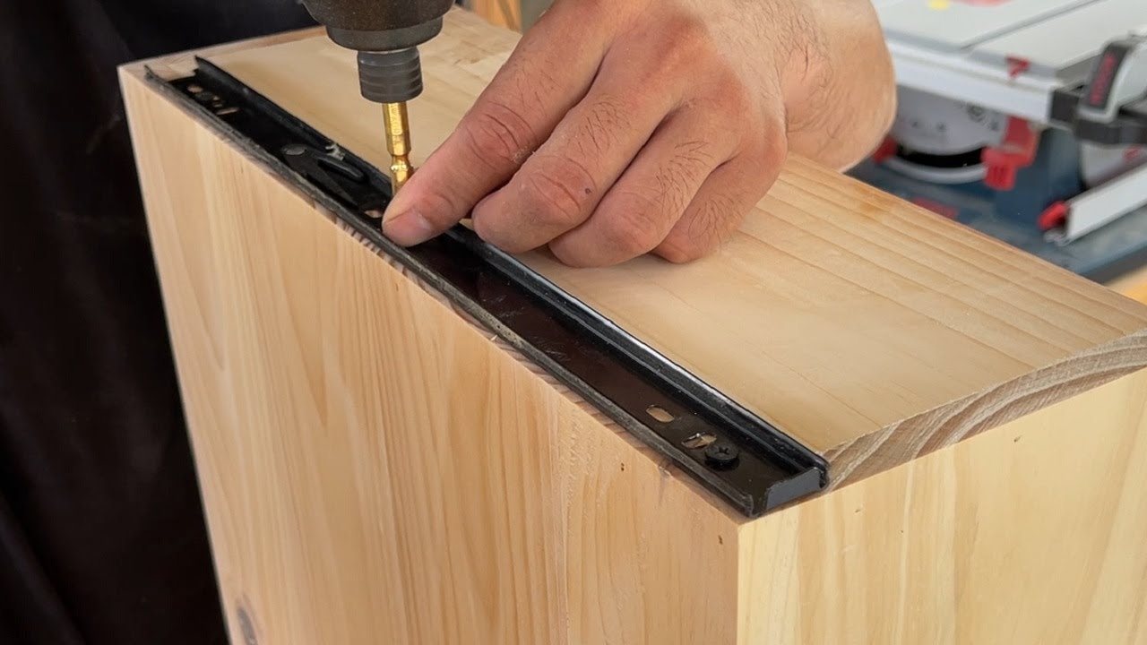 DIY: Simple Wooden Bedside Table Build Guide - YouTube