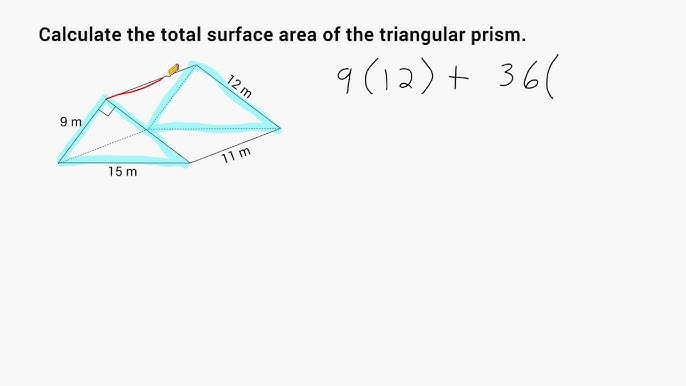 Surface Area Of A Triangular Prism Formula For Kids