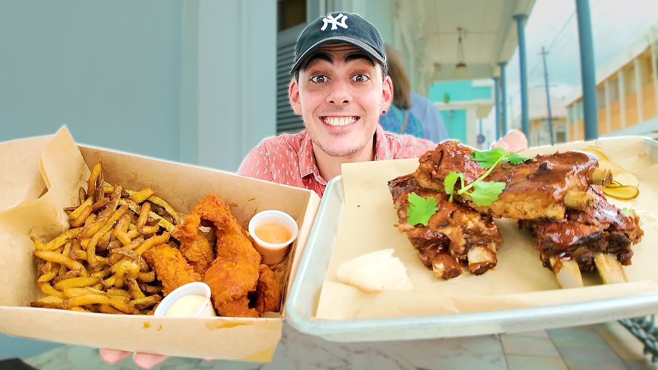 Visitando FAMOSO Restaurante De Puerto Rico, El Gallo Pinto! - YouTube