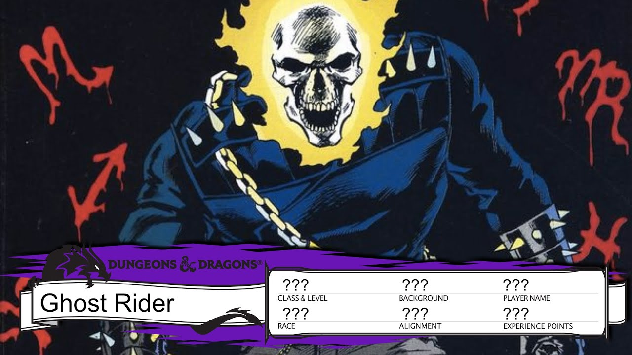 Building Ghost Rider as a D&D Character - YouTube
