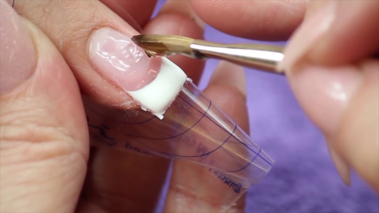 NSI Nails: Secrets Removable Gel System ~ French sculpted on a Form ...