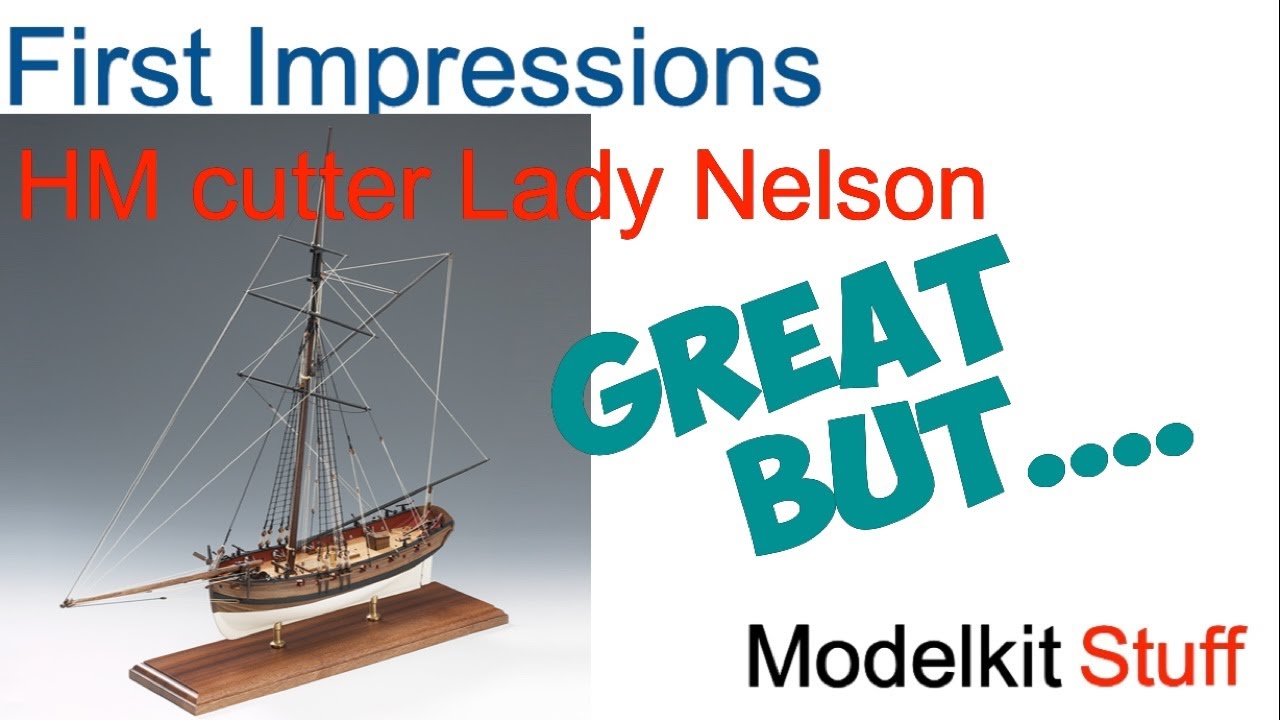 First Impressions, Victory Models, 1/64, HM cutter Lady Nelson - YouTube