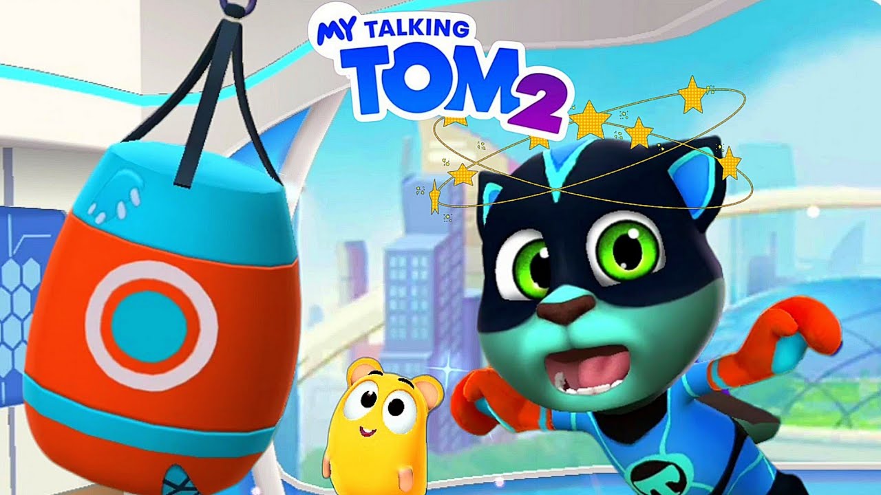 My Talking Tom 2 is the SUPERHERO 🦸‍♂️🦹 - YouTube