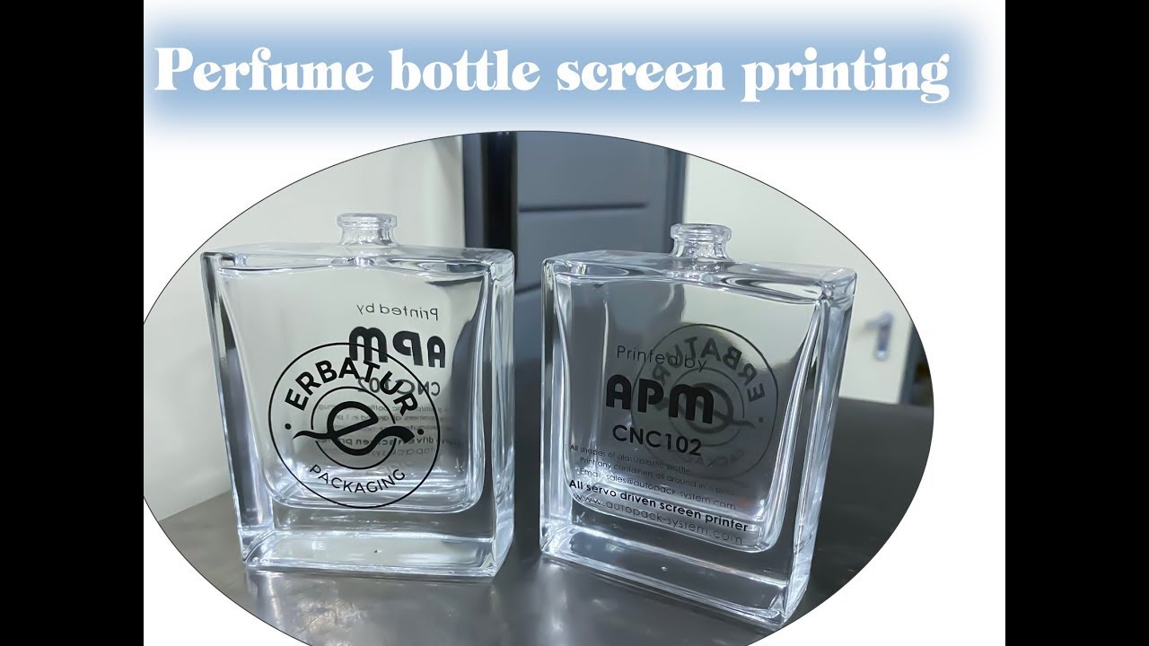 CNC102 automatic screen printing machine suitable for perfume bottle ...