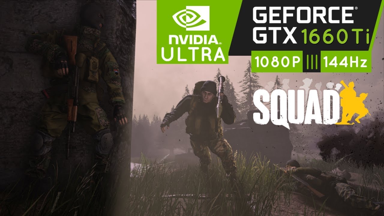 Squad v13 Gameplay Benchmark | GTX 1660 Ti | Ultra Cinematic Settings ...