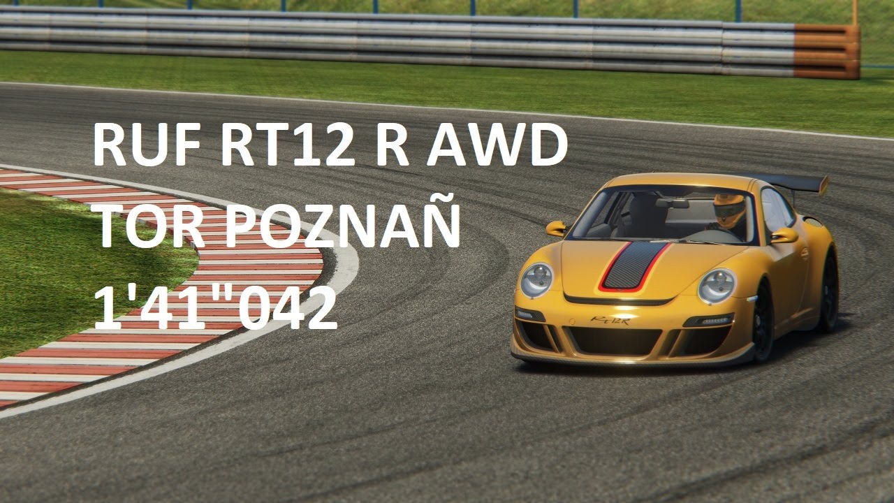 RUF RT12 R AWD at Tor Poznañ - Assetto Corsa Gameplay - YouTube