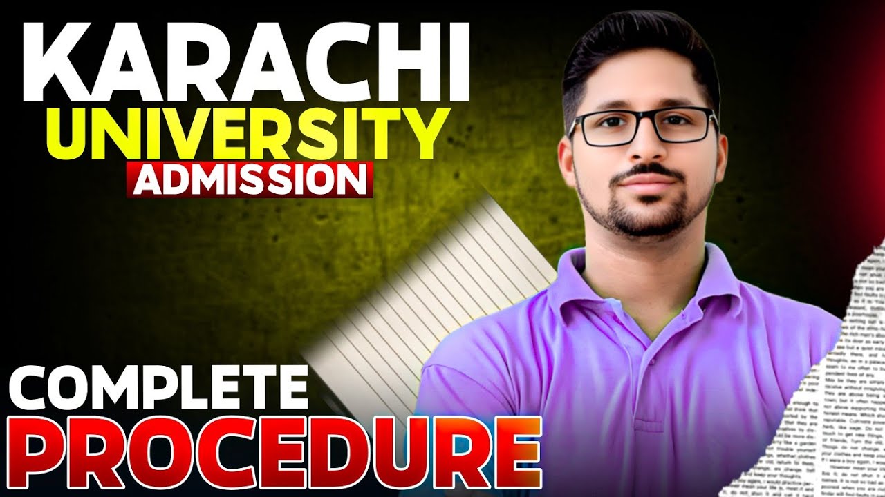 Admission details Karachi university | KU admission 2026 | Online form ...