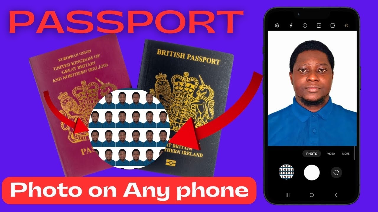 How To Take Free Passport Photos With Phone (Passport Photo At Home ...