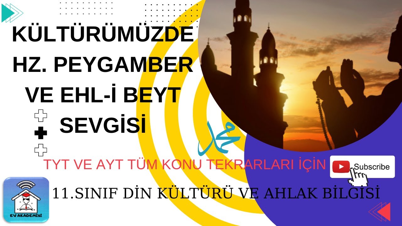 Kültürümüzde Hz.Peygamber ve Ehli beyt Sevgisi 11.Sınıf Din Dersi 2 ...