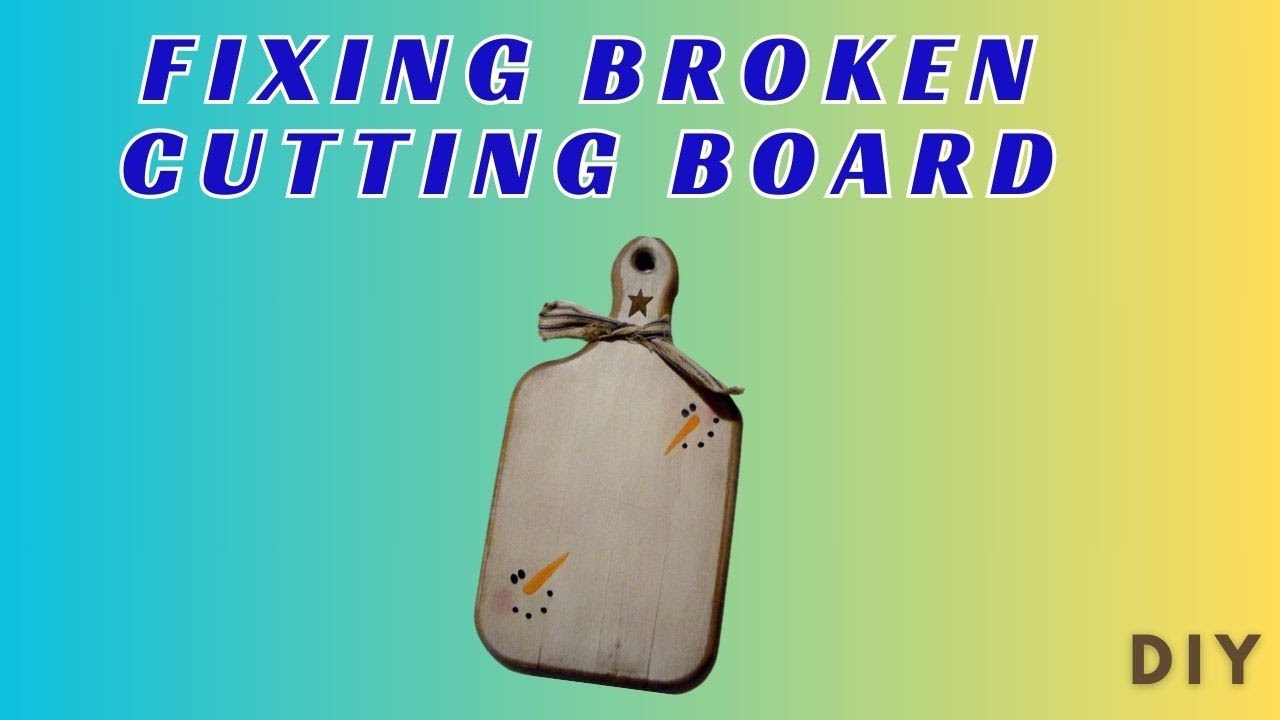 Fixing and Beautifying Damaged Cutting Board | DIY Cutting Board ...
