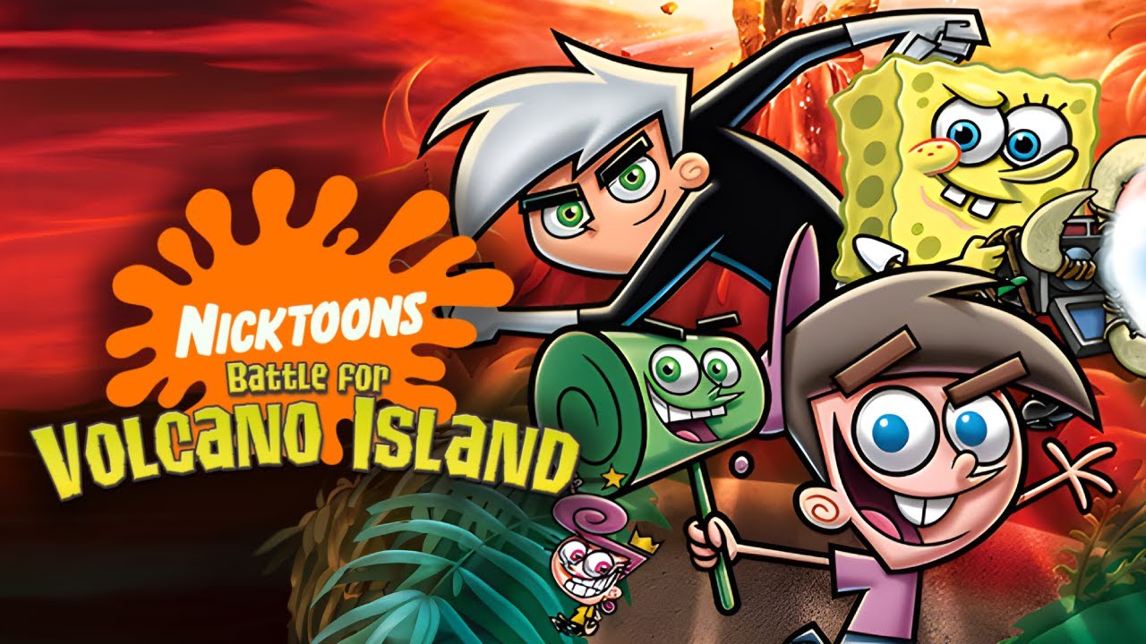 Nicktoons: Battle for Volcano Island - Full Game Walkthrough - YouTube