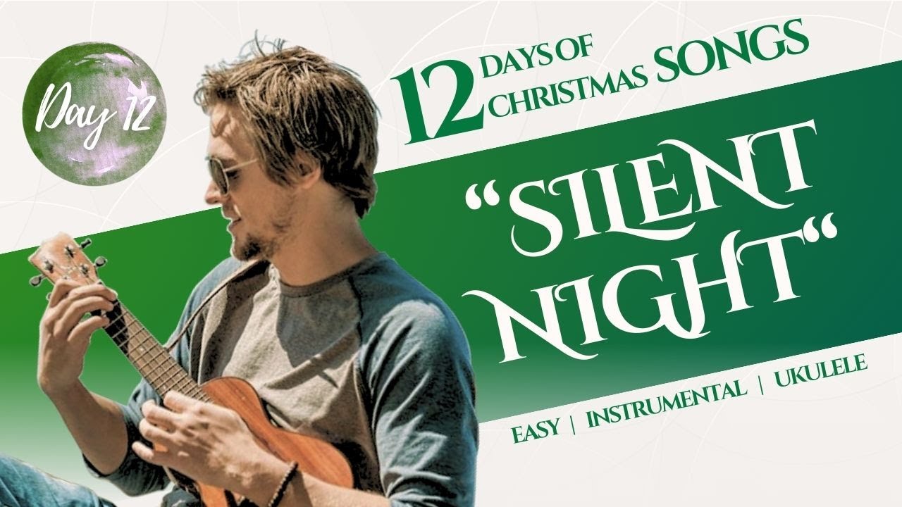 "Silent Night" | 12 Days of Christmas Songs on Baritone Ukulele - YouTube