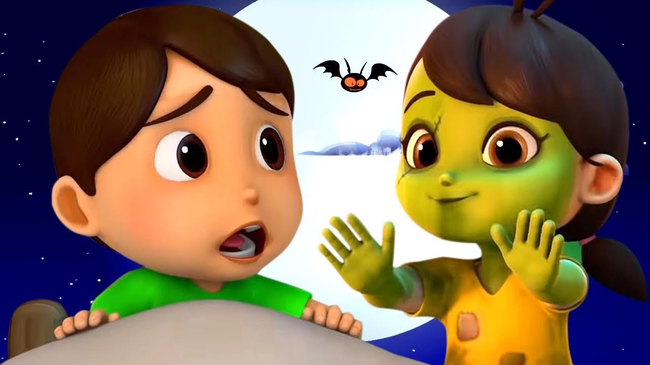 Happy Halloween, Spooky Song and Scary Cartoon for Kids - YouTube