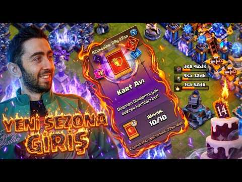 YENİ SEZON KART ETKİNLİĞİNİ YAPTIK! - CLASH OF CLANS