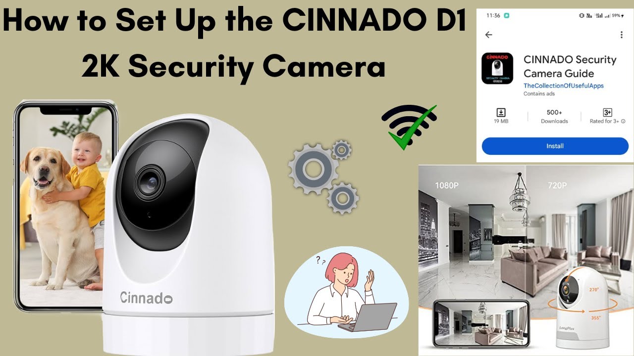 How to Set Up the CINNADO D1 2K Security Camera | Step-by-Step Guide ...