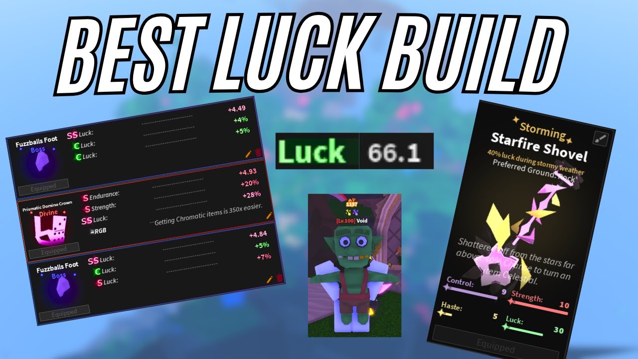 OP LUCK BUILD IN ROBLOX DIG - YouTube