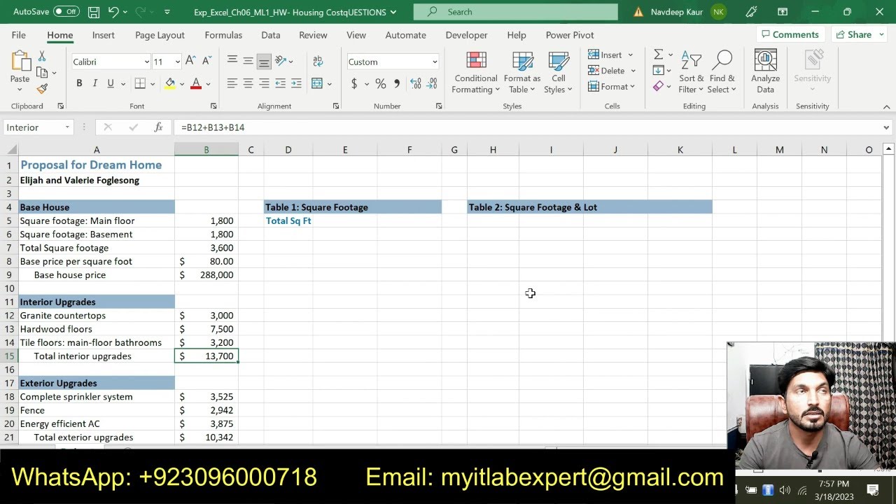 Exp19_Excel_Ch06_ML1_Housing_Cost | Excel Chapter 6 Mid-Level 1 ...