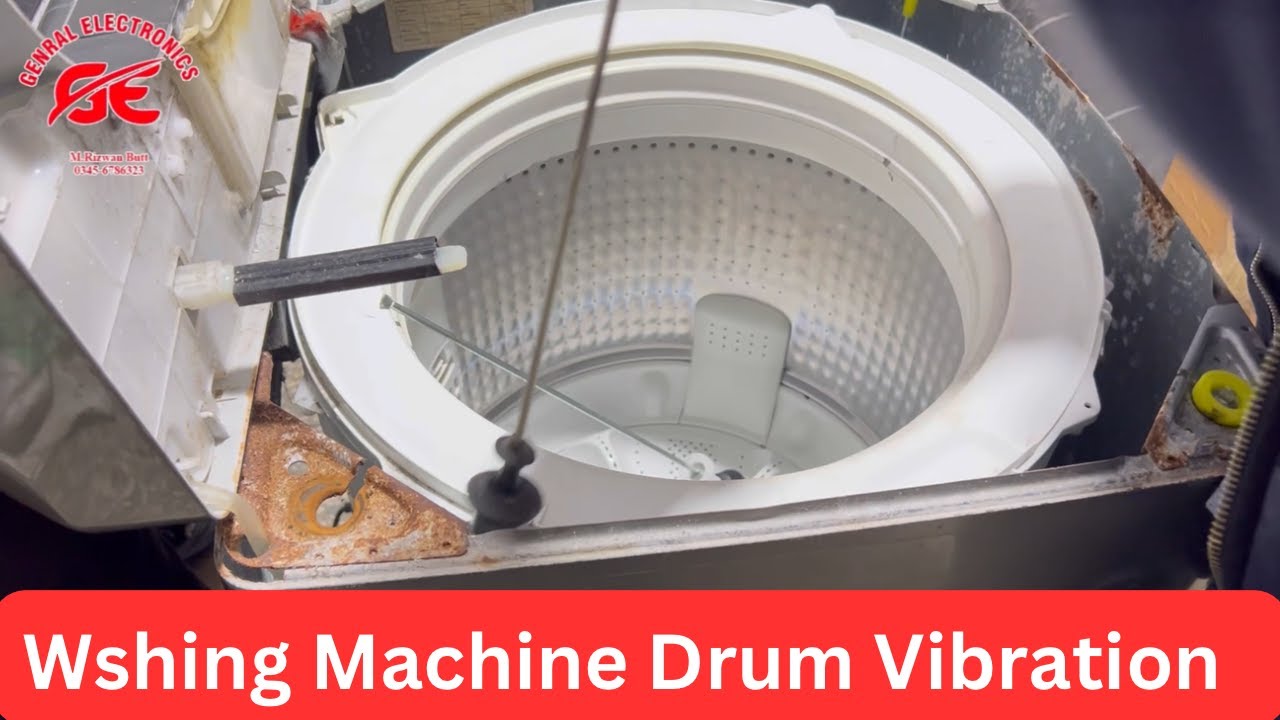 Automatic washing machines Drum vibration problem solve in Urdu/Hindi ...