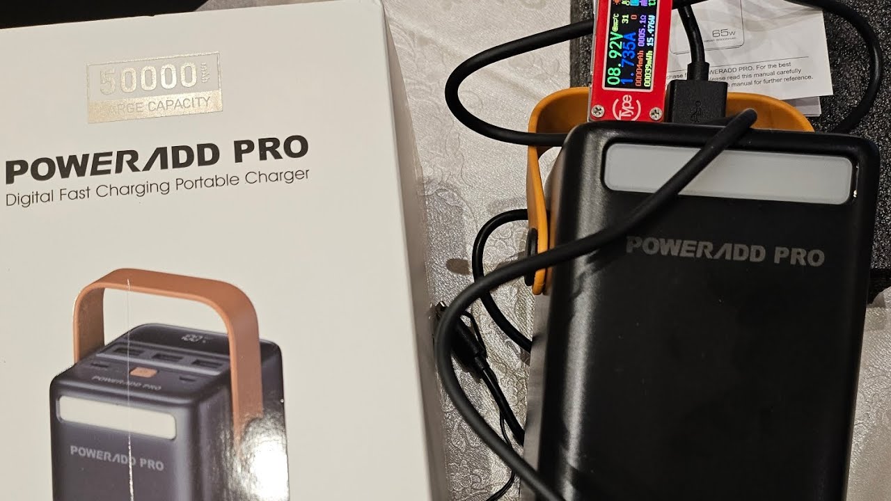 Poweradd Pro DISP 50000mAh 65w Powerbank and Problems - YouTube