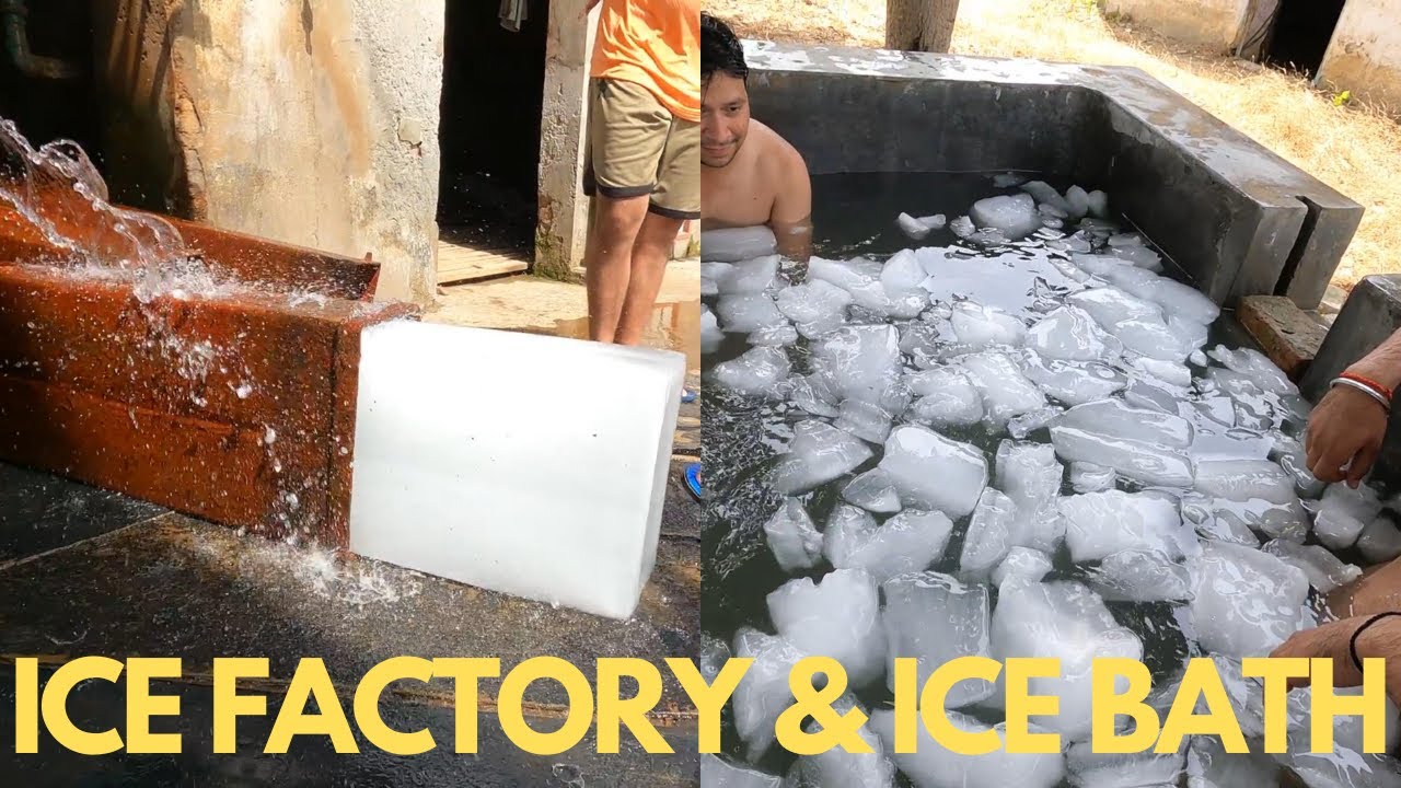 Ice Factory Tour & Ice Bath / Daily Vlogs - YouTube