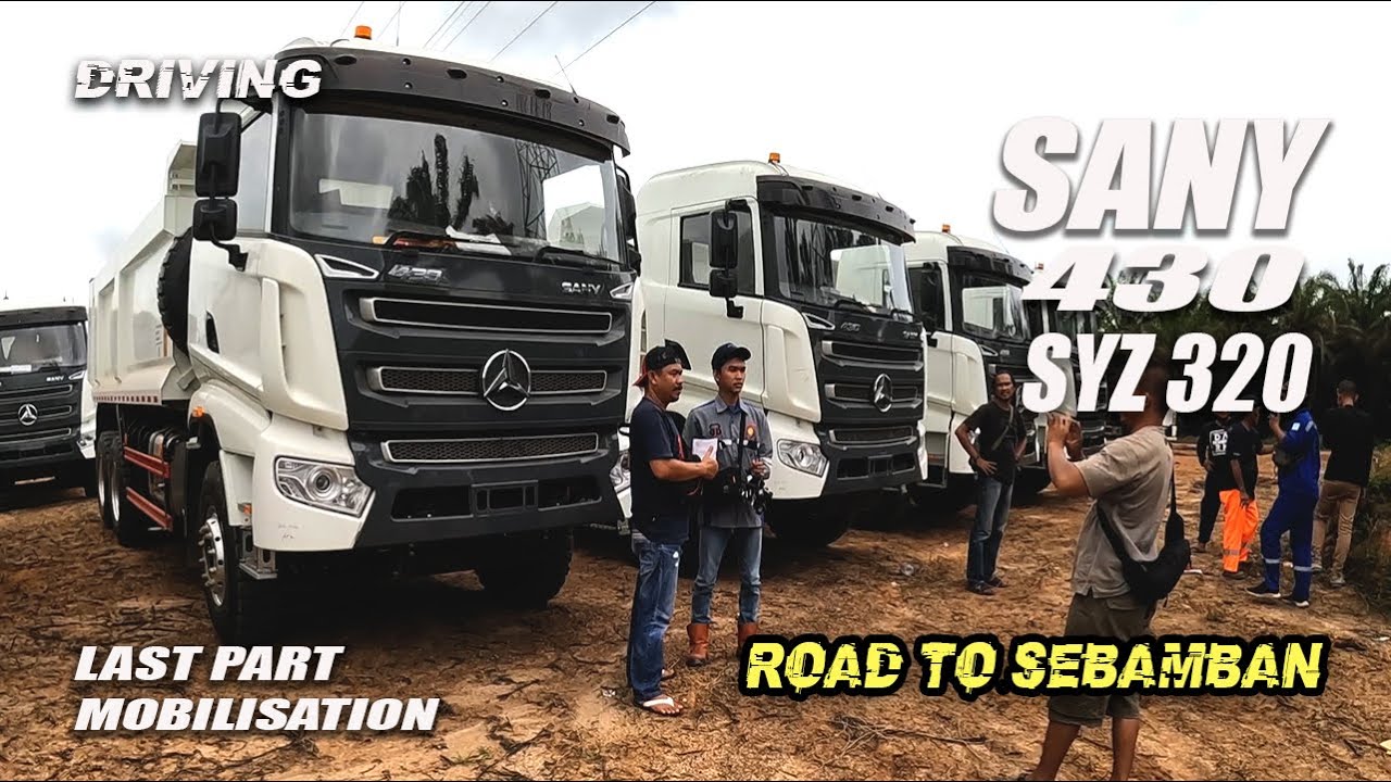 DRIVNG SANY SYZ 320 [part 2] Last - YouTube