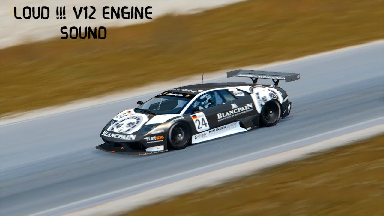 Assetto Corsa | LOUD !!! V12 Engine Sound - Lamborghini Murcielago GT1 ...