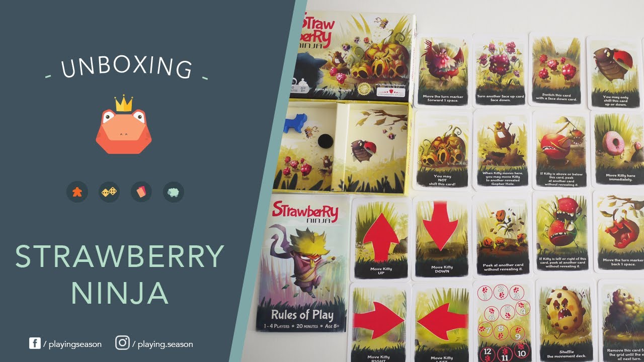 STRAWBERRY NINJA | Unboxing - YouTube