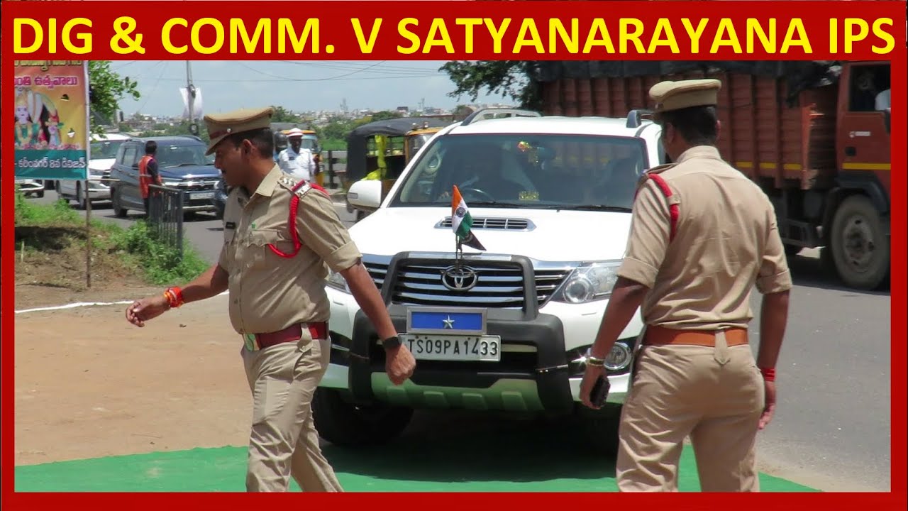 1 Star IPS Fortuner || DIG & Commissioner of Police V Satyanarayana IPS ...