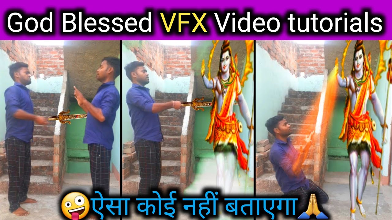 God blessed Video vfx tutorials with kinemaster #kinemaster - YouTube