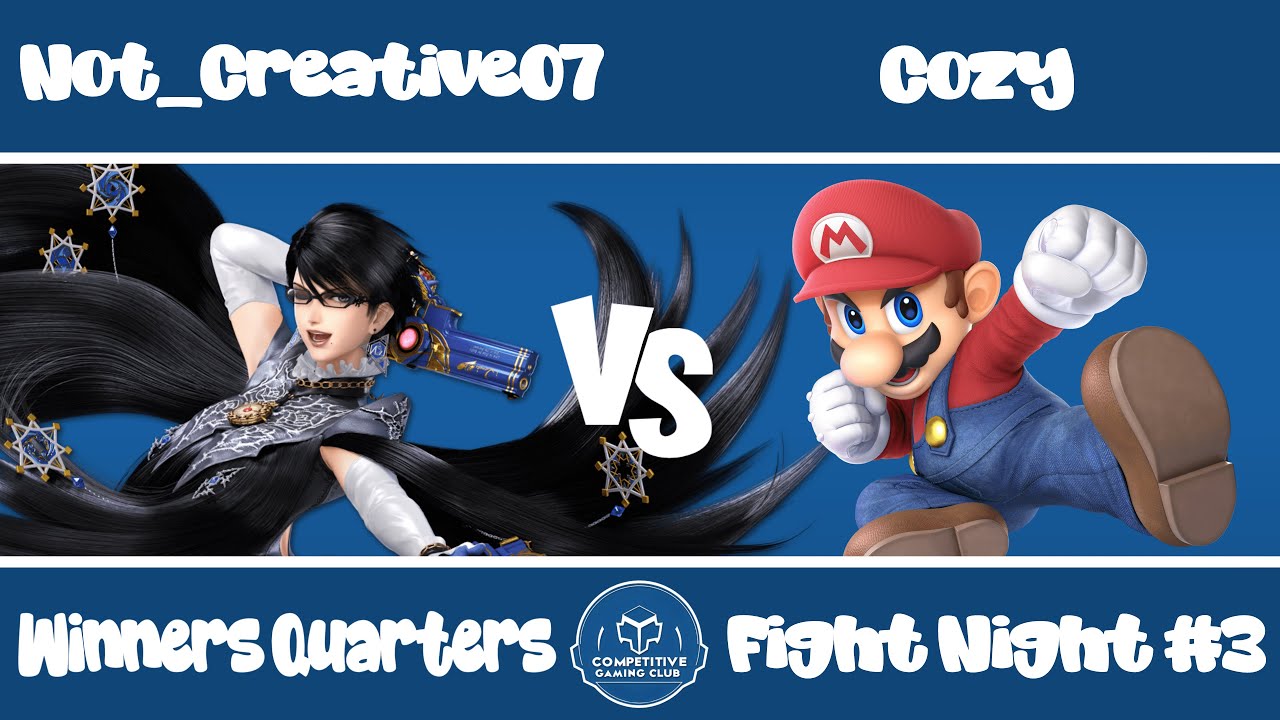 Fight Night @ UIC 3 - Not_Creative07 (Bayonetta) Vs. Cozy (Mario ...